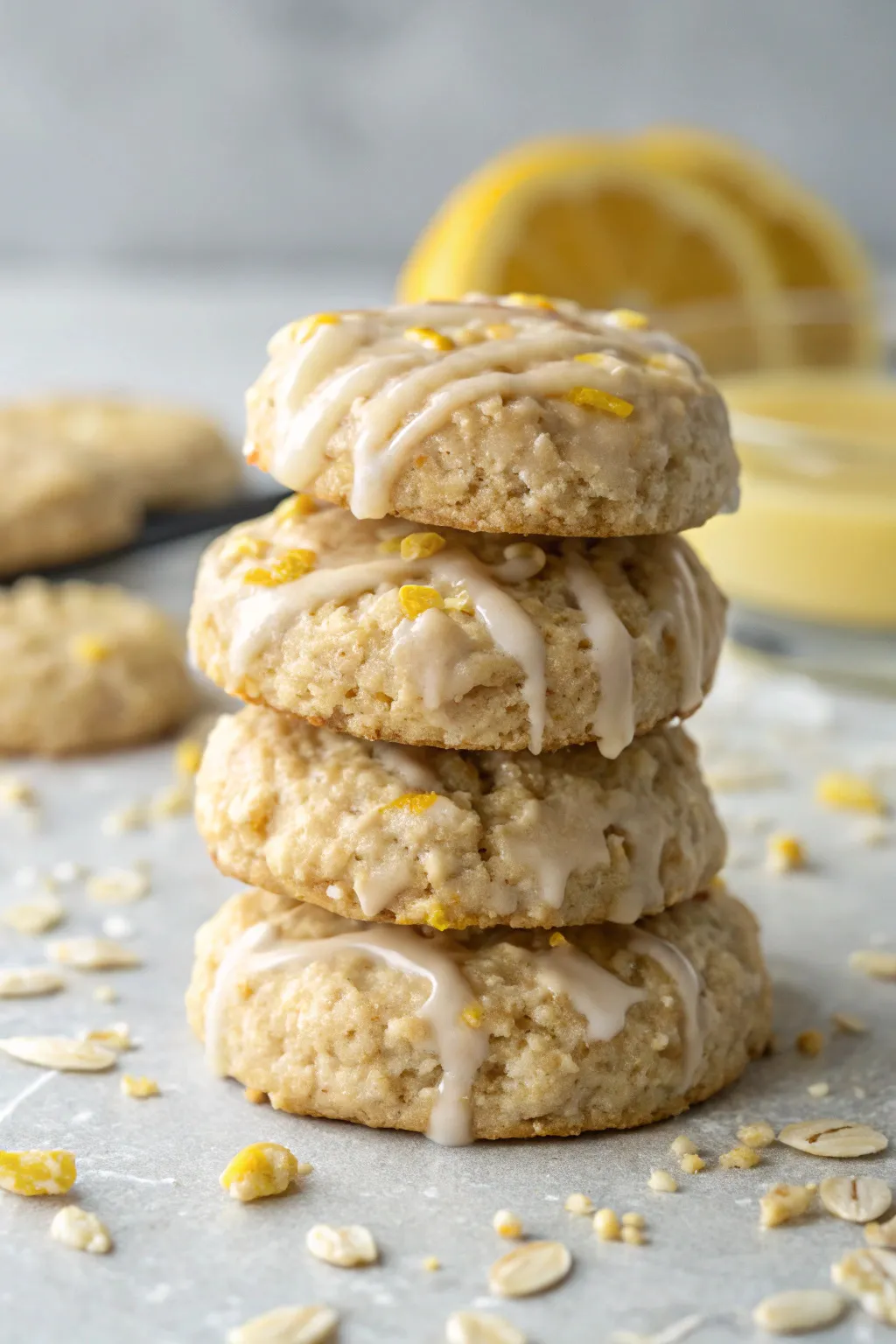 5 Irresistible Zesty Lemon Oatmeal No-Bake Cookies – Quick, Tangy, and ...