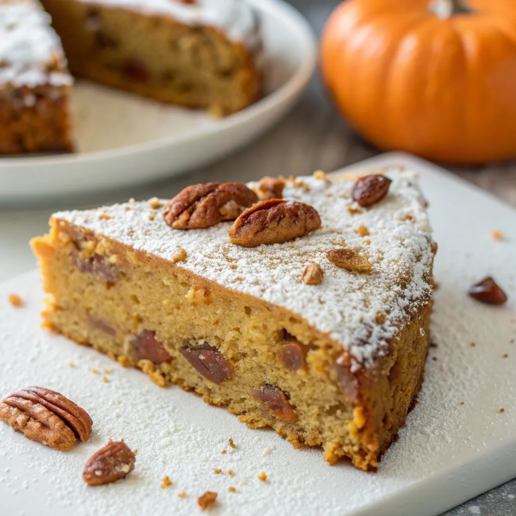 Cozy Flourless Maple Pecan Pumpkin Yogurt Cake (Gluten-Free Fall Dessert) - Poulef Recipes