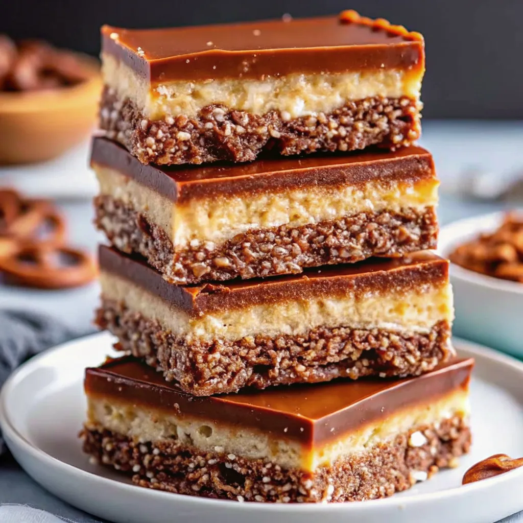 No Bake Caramel Pretzel Crack Bars – The Sweet & Salty Treat You’ll ...