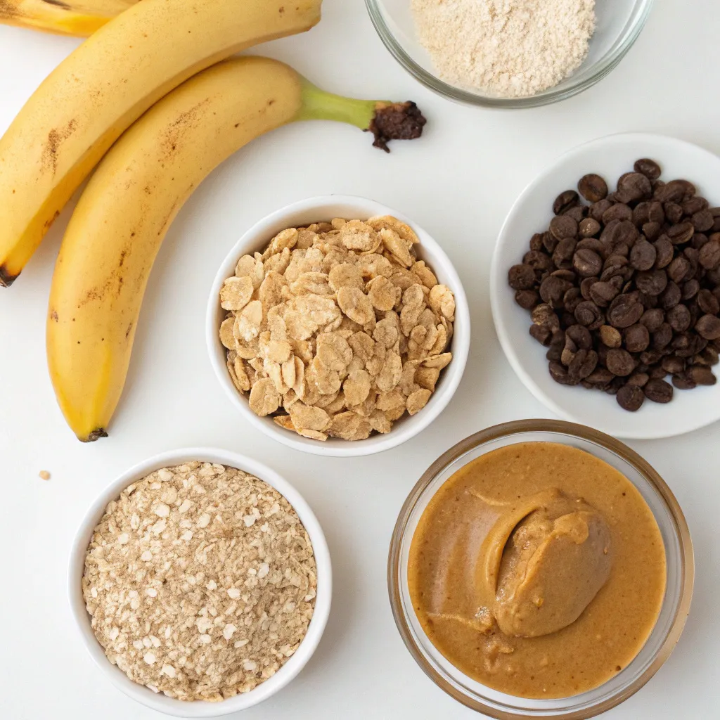 Thick & Chewy Peanut Butter Banana Oat Bars - Poulef Recipes