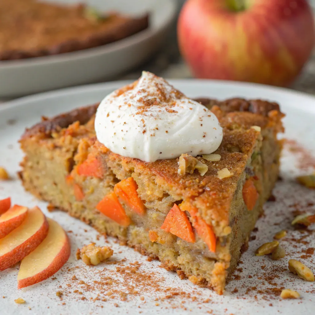 Moist & Wholesome Flourless Carrot Apple Greek Yogurt Cake - Poulef Recipes