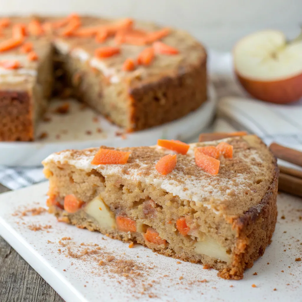 Moist & Wholesome Flourless Carrot Apple Greek Yogurt Cake - Poulef Recipes