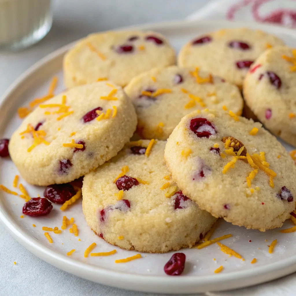 Cranberry Orange Shortbread Cookies – A Sweet, Zesty Holiday Treat You ...