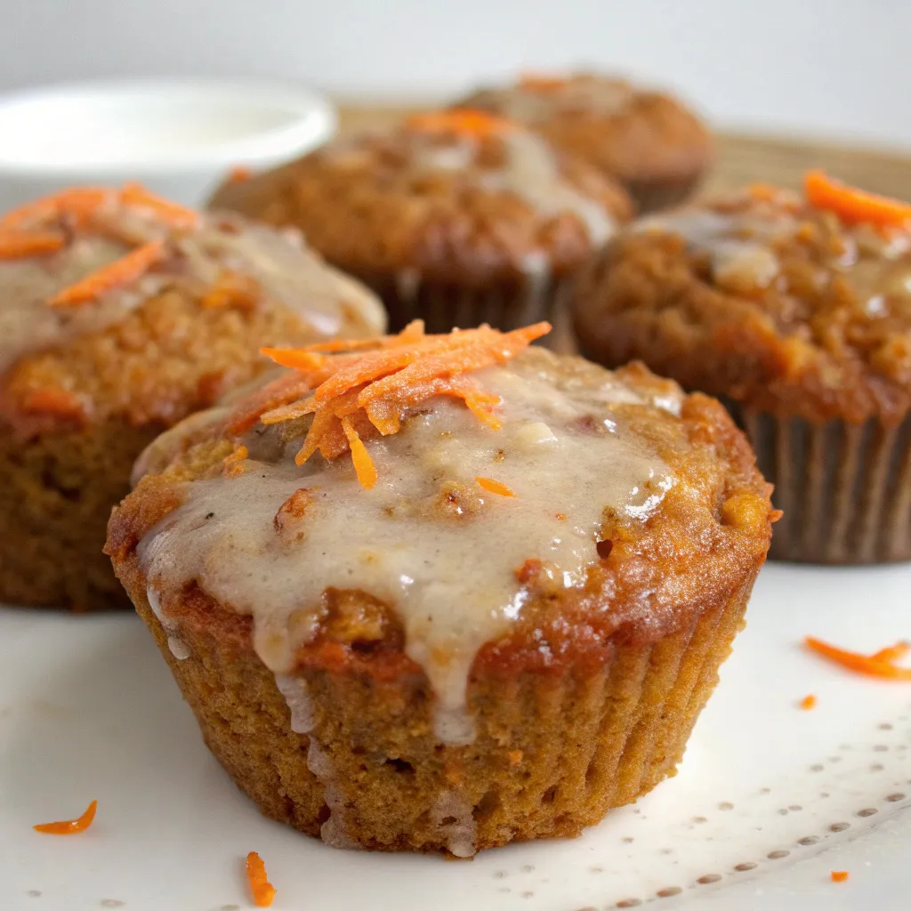 Flourless Carrot Cake Muffins – Moist, Spiced & Guilt-Free - Poulef Recipes