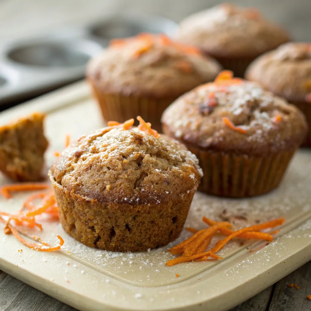 Flourless Carrot Cake Muffins – Moist, Spiced & Guilt-Free - Poulef Recipes