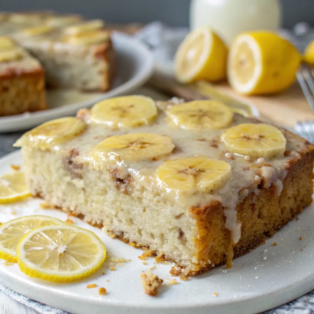 Flourless Lemon Banana Cake – The Ultimate Bright & Moist Gluten-Free ...