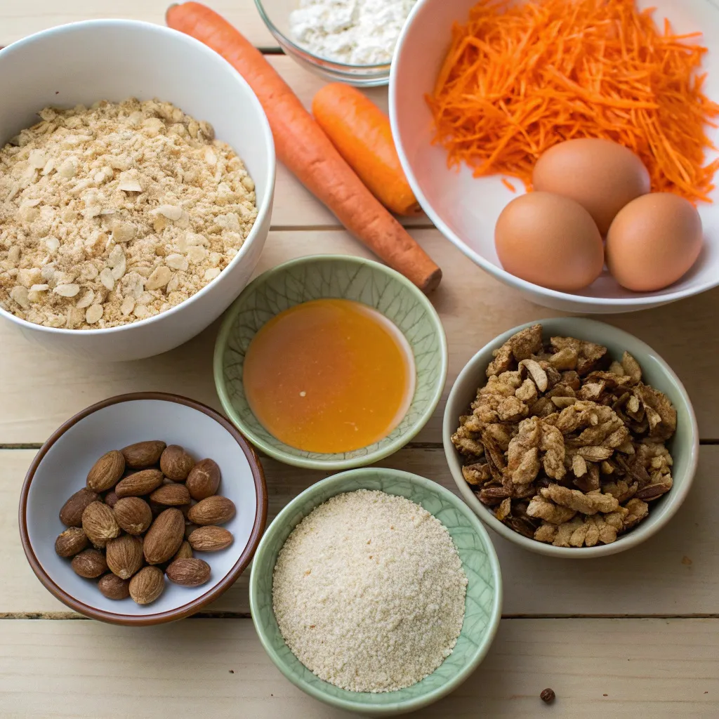 Easy Flourless Oatmeal Carrot Cake (No Refined Sugar!) - Poulef Recipes