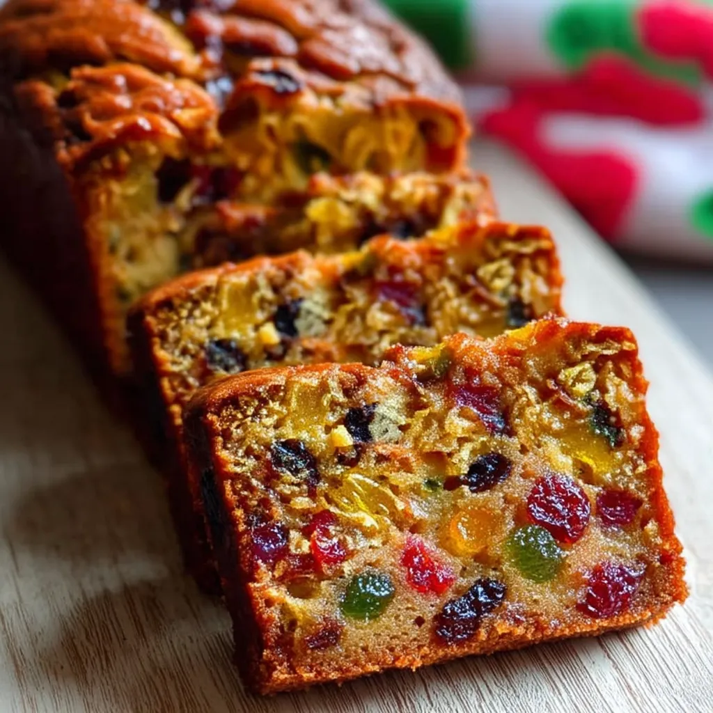 Heavenly Moist Fruit Cake Loaf – A Timeless Holiday Treat That Melts in Your Mouth - Poulef Recipes