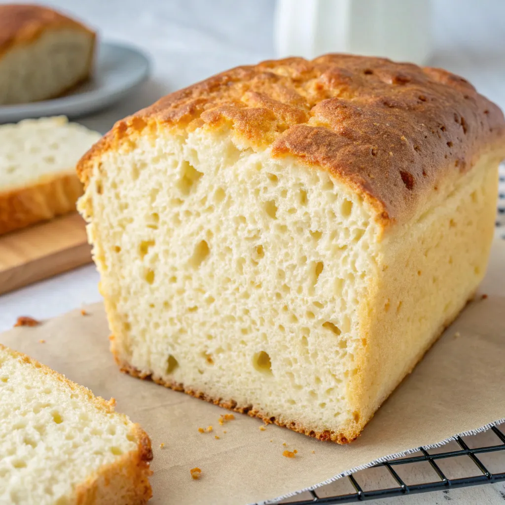 Fluffy Cottage Cheese Bread (Low Carb & High Protein) - Poulef Recipes