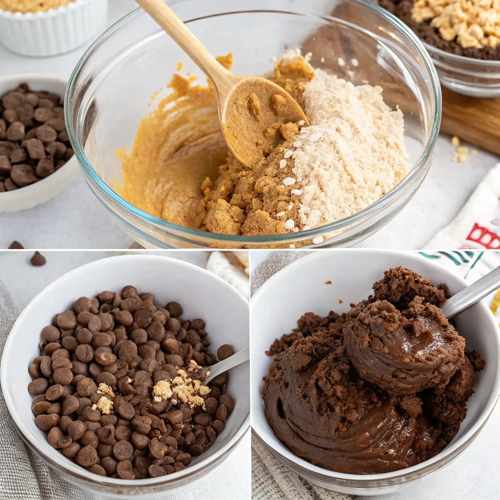 Chocolate Peanut Butter No-Bake Cookies (4 Ingredients, Thick & Fudgy ...