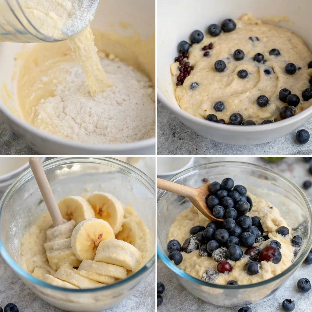 7 Wholesome & Irresistible Cottage Cheese Banana Bread with Blueberries ...
