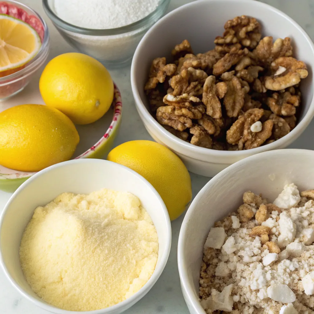 Creamy Lemon Cookies with Walnuts (Soft, Bright & Old-Fashioned ...