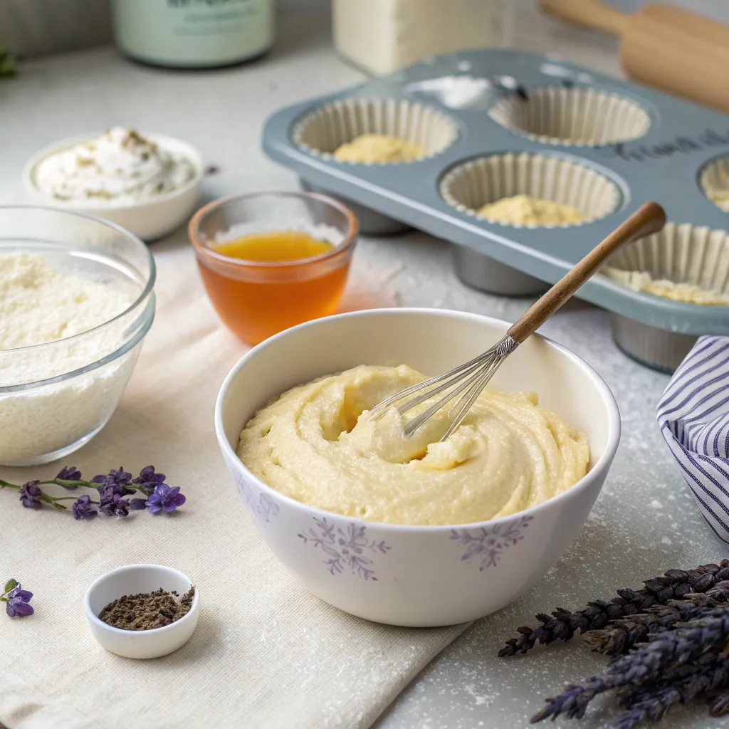 Elegant Lavender Honey Ricotta Cupcakes That Feel Bakery-Special (12 ...