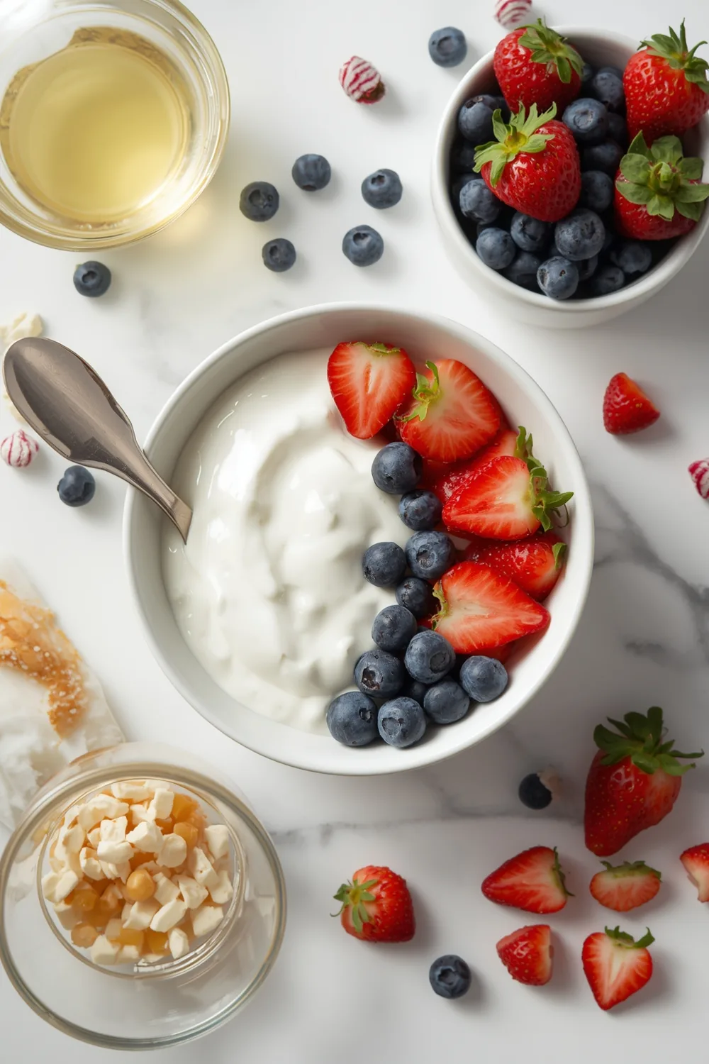 Delicious Creamy Greek Yogurt Breakfast Bowl with Fresh Berries