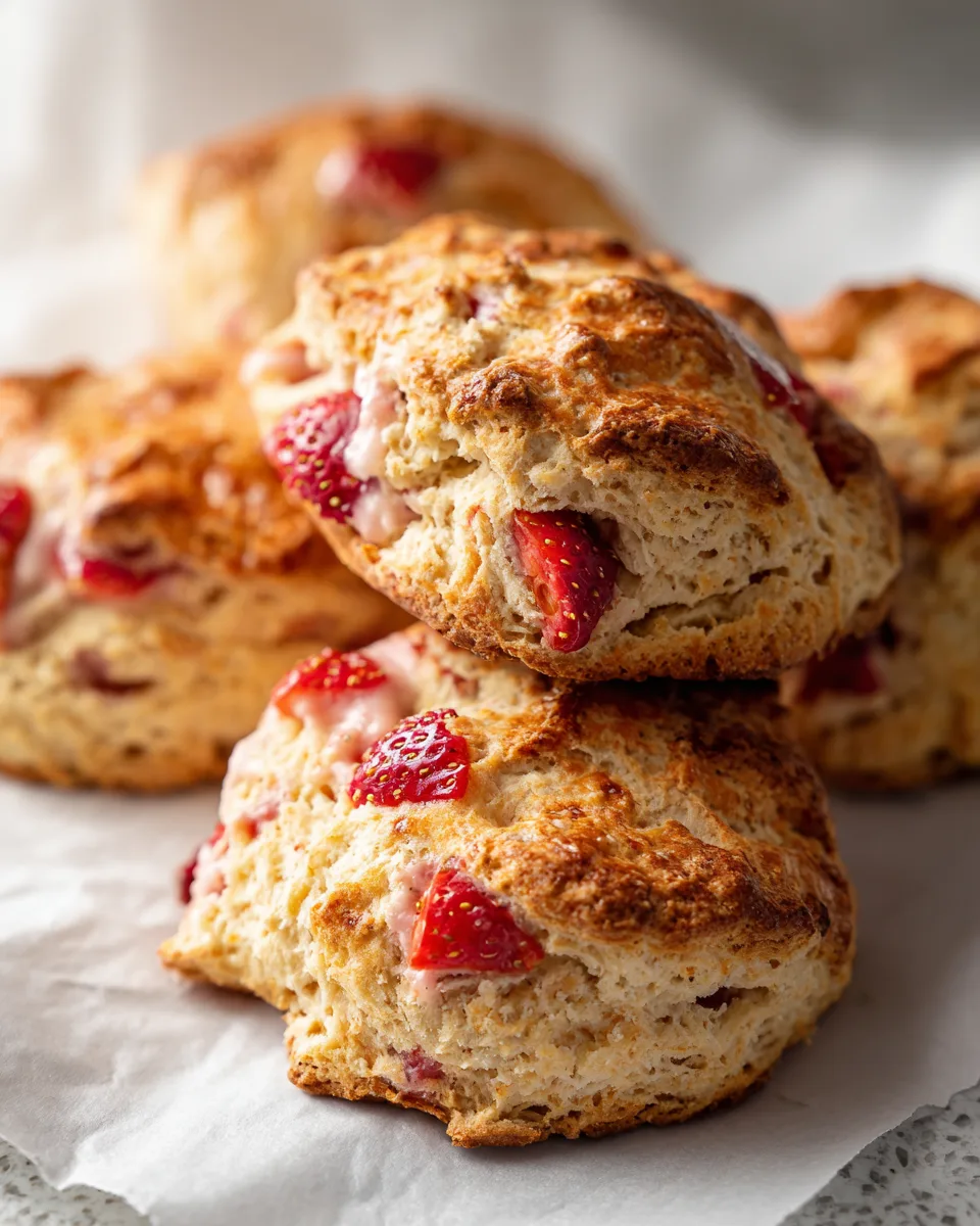Sugar-Free Strawberry Cream Cheese Scones (Bakery-Style & Low Carb ...