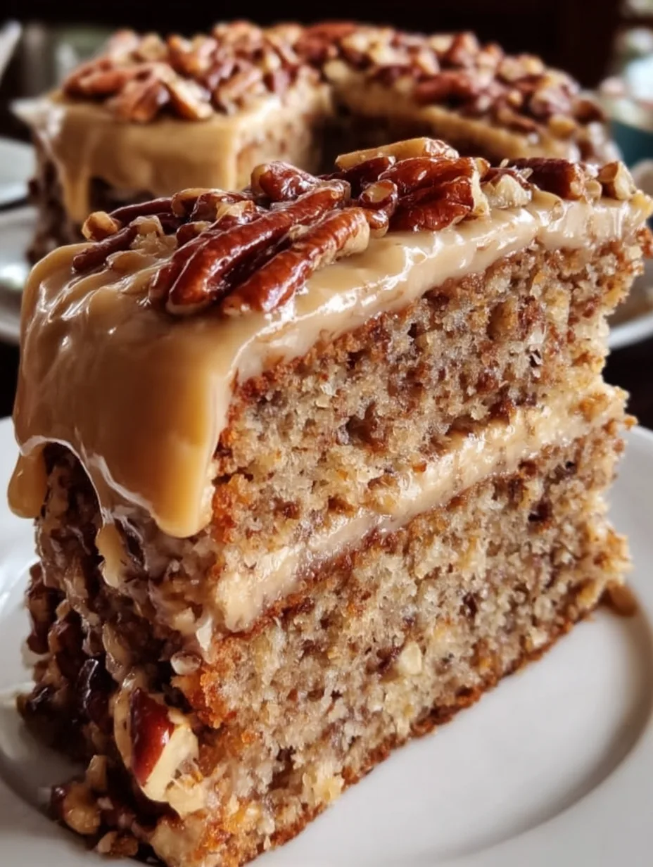 Irresistibly Rich Butter Pecan Cake with Deep Caramel Flavor - Poulef ...