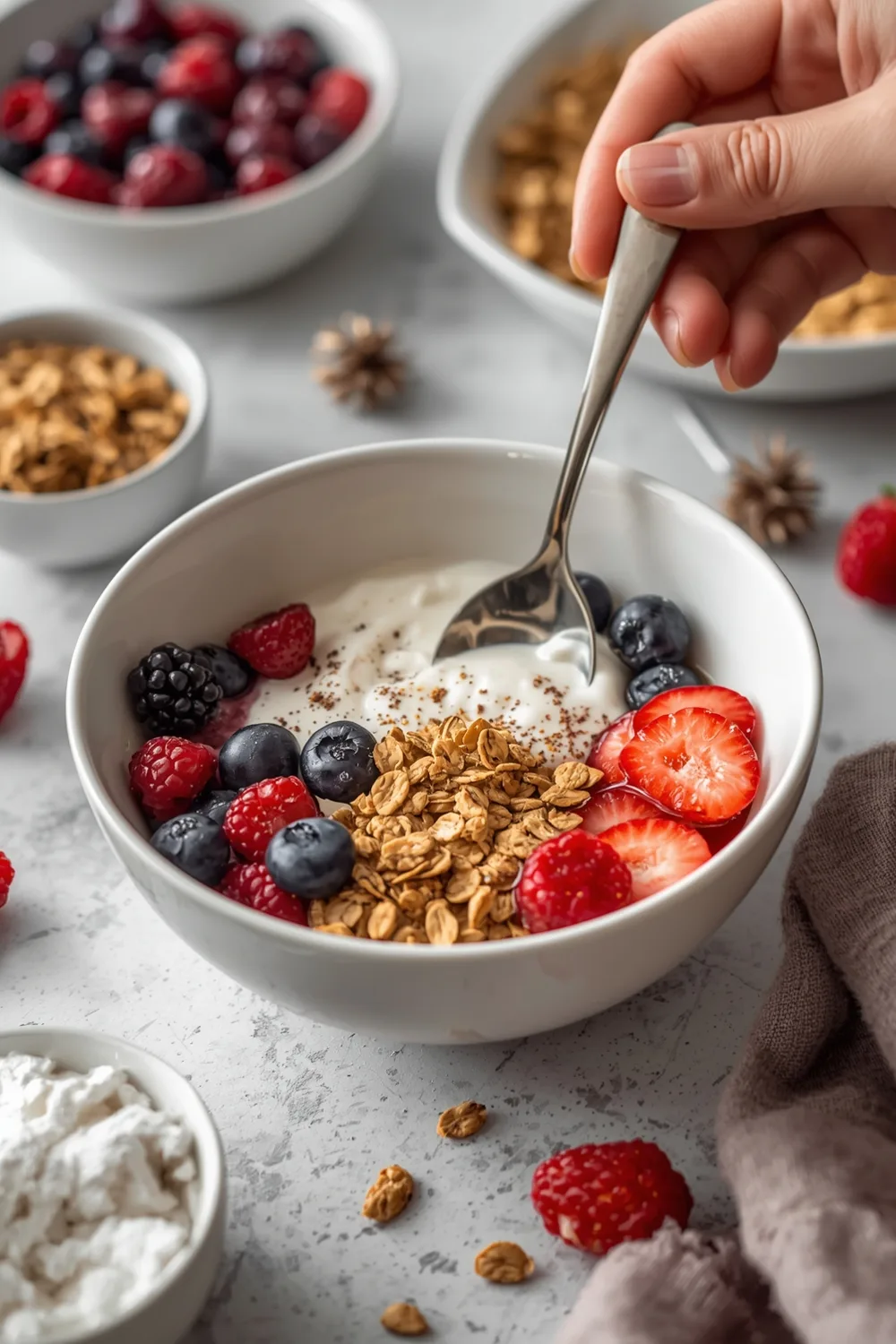 Delicious Easy Sweet Fruit Breakfast Bowl: 2 Comforting Servings